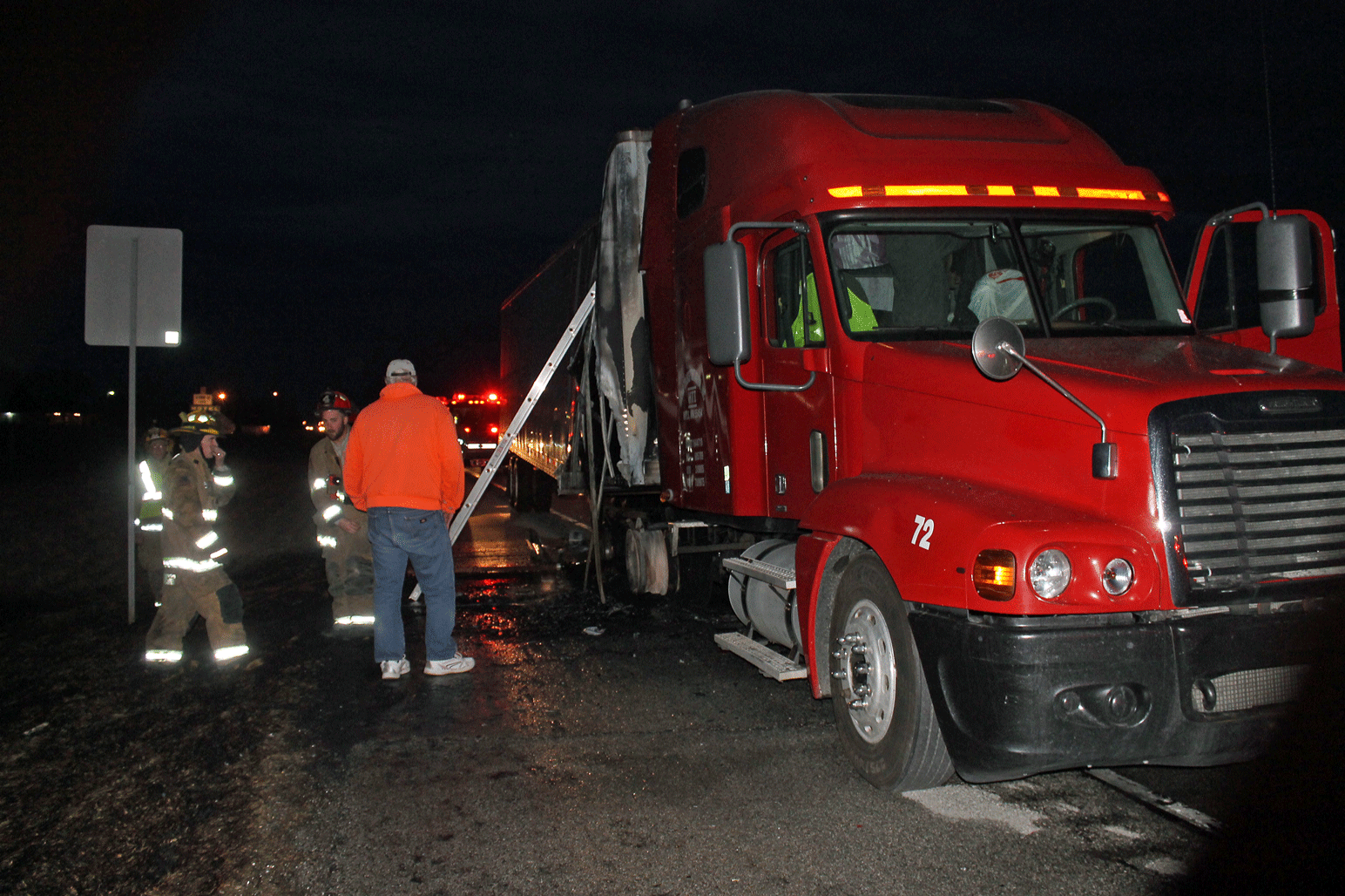 Firefighters from Three Departments Respond to Semi Fire – WKVI ...